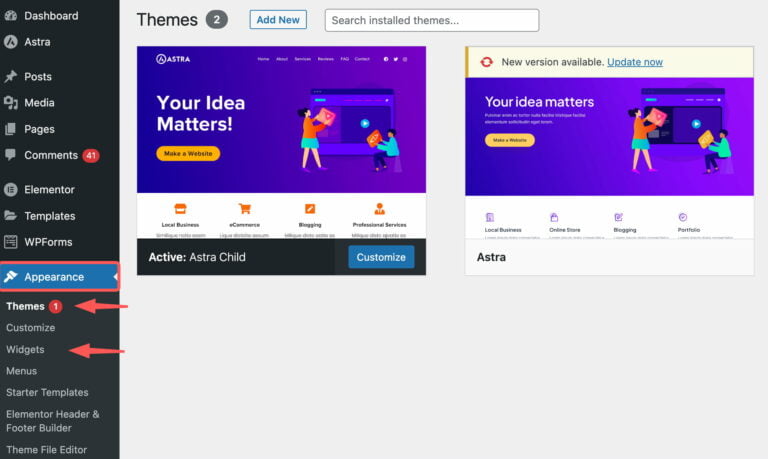 What is the Front End in WordPress?