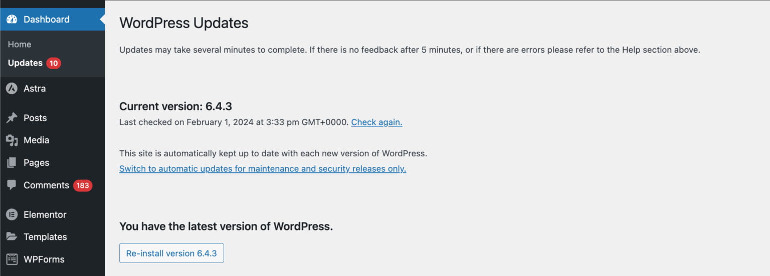 Current WordPress Version - How to Check & Update Latest 2024